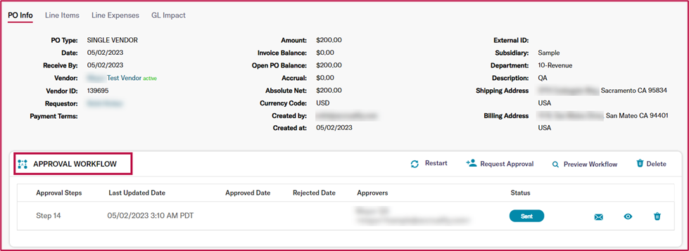 Reviewing the Status of a Purchase Order Request – Corpay